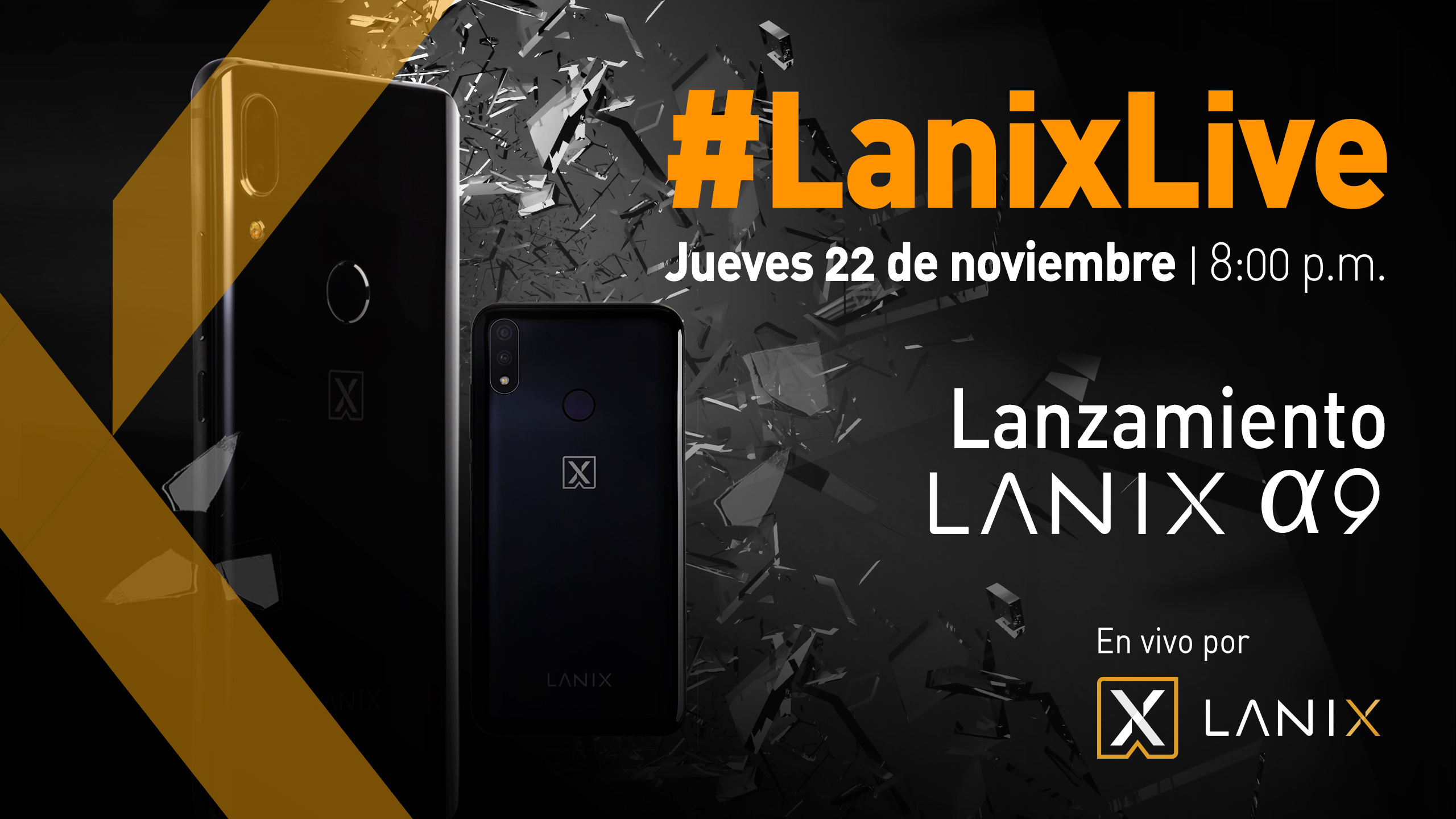 El Lanix Alpha 9 llega a Colombia para competir en la gama media-alta